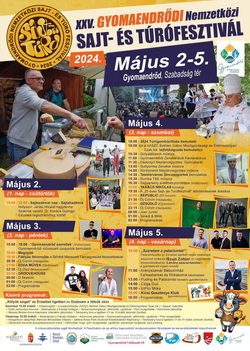 XXV. Gyomaendrődi Nemzetközi Sajt- és Túrófesztivál